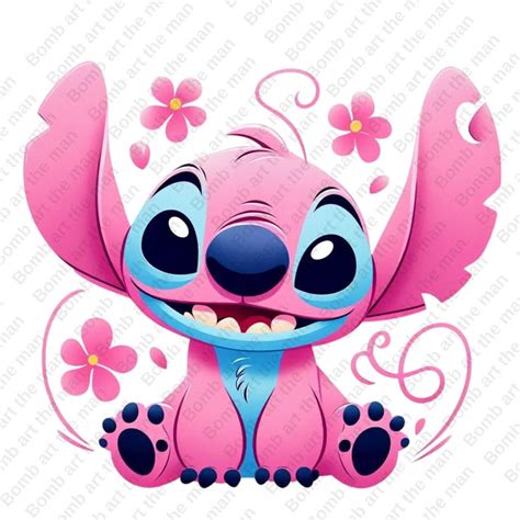 Cute Stitch Angel Clipart Stitch Angel Png Stitch Pink Clipart