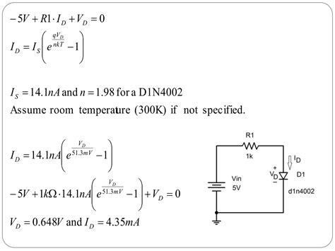 Single Diode Circuits Pptx