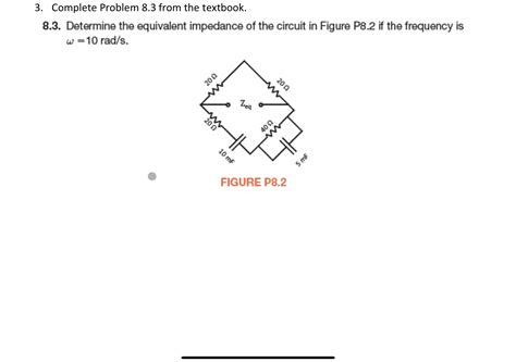 solved complete problem 8 3 ﻿from the textbook 8 3