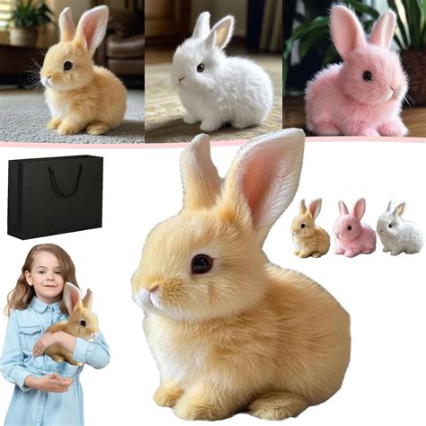 Bunby My Realistic Bunny Toy 2025 New Bunbi Realistic Bunny That Moves Interactive Realistic