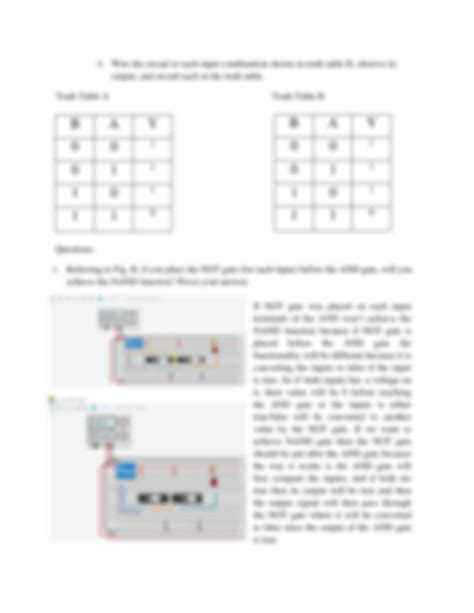 SOLUTION Electric Engineering Logic Circuit Nand Gate Studypool