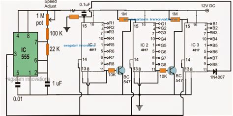 Led Scrolling Display Circuit Diagram