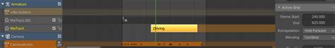 Nla Editor NLA Animations Aren T Combining Blender Stack Exchange