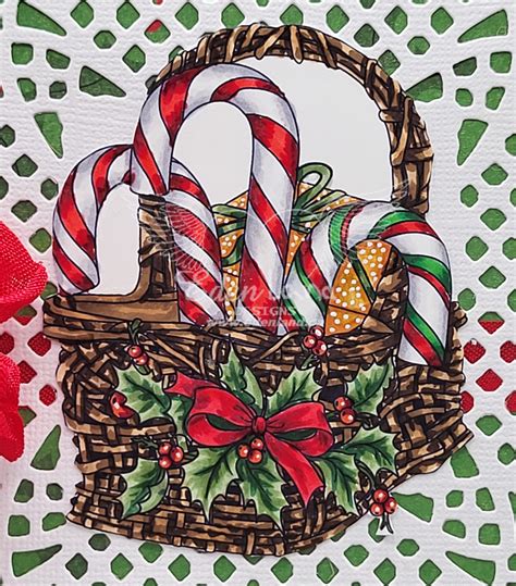 Candy Cane Basket Edenland Designs