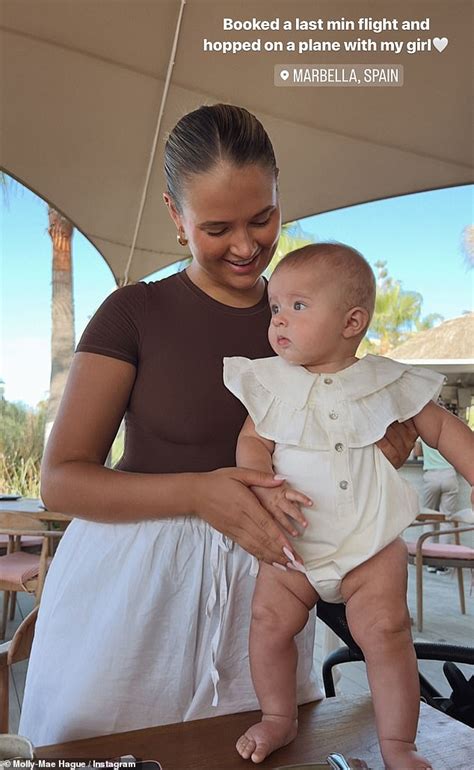Molly Mae Hague Shows Off Six Month Old Baby Bambi S SIXTH Holiday This