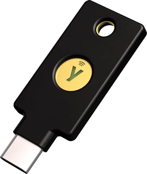 Yubico Security Key C Nfc Black Two Factor Authentication 2fa Security Key Connect Via