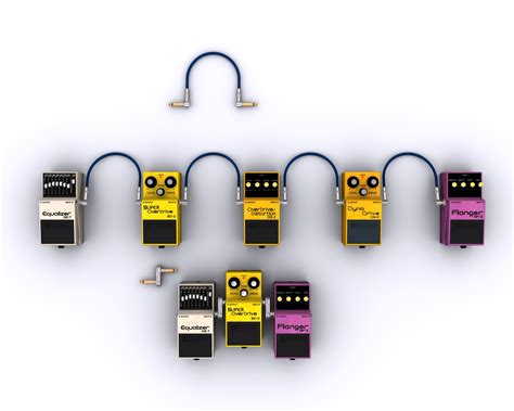 Stompbox Pedal Board 3d Model Turbosquid 2228713