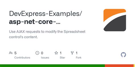 github devexpress examples asp net core spreadsheet update document use ajax requests to