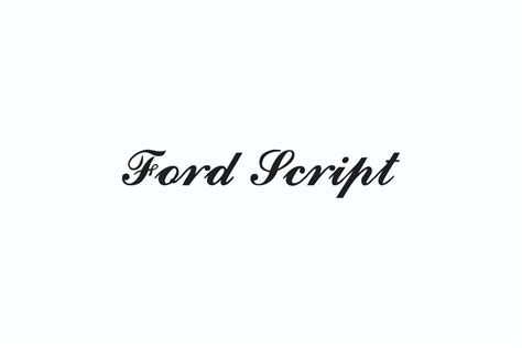 Ford Script Font Free Download Fontswan