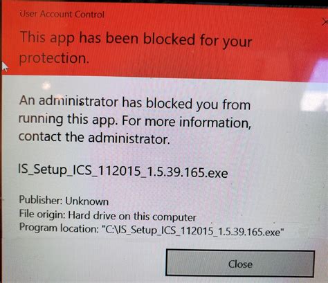 Solved An Administrator Has Blocked You From Running This App Device Drivers