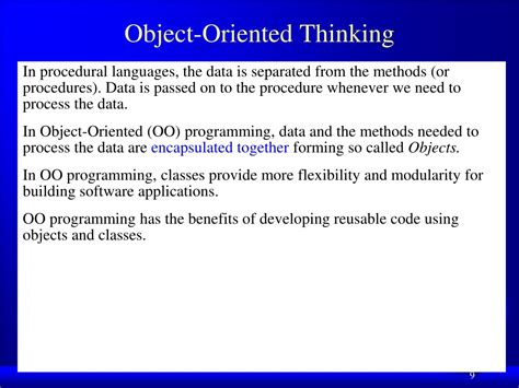 Ppt Chapter 10 Object Oriented Thinking Powerpoint Presentation Free Download Id9397578