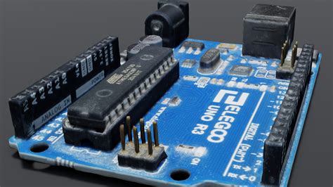Artstation Arduino Pi 3d Model Game Assets