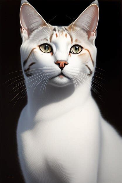 Premium Photo Beautiful Cute Cat Morning Show Ai Generated