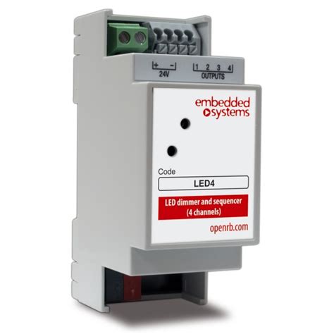LED4 LED Dimmer And Sequencer For KNX EIB Bus RGBW Or 4 Separate