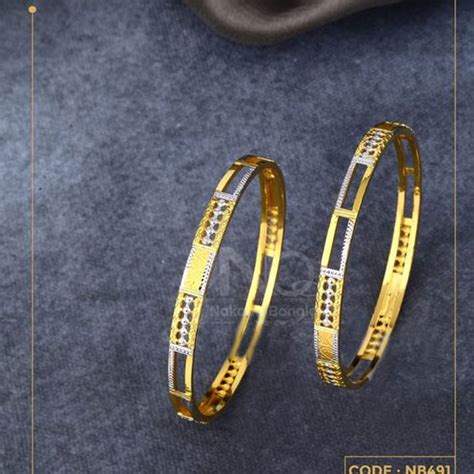 مدل النگو طلا شیک زنانه اینستا النگوی طلا شیک و محکم