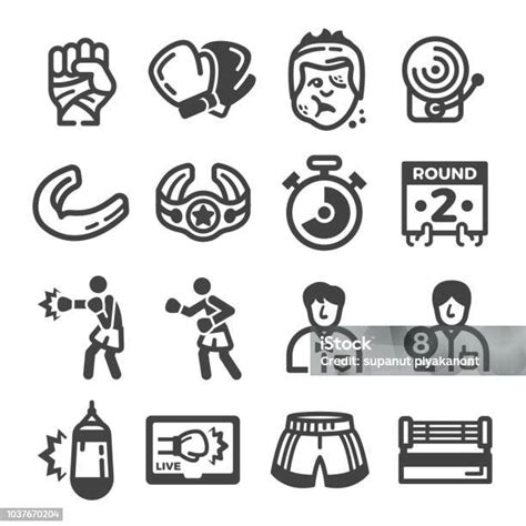 복싱 아이콘크기 권투 스포츠에 대한 스톡 벡터 아트 및 기타 이미지 권투 스포츠 아이콘 이빨 Istock