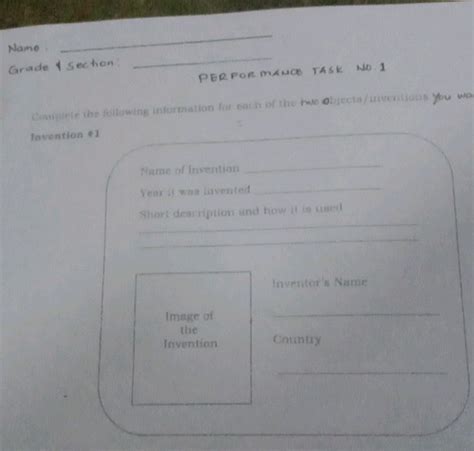 Name Grade Section PERFOR MAnCE TASK No StudyX