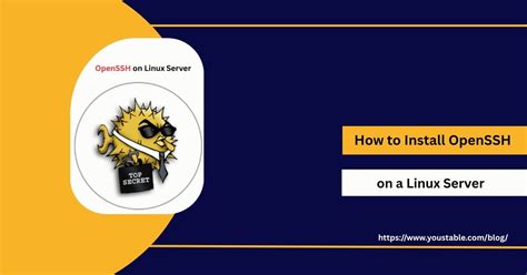how to install openssh on a linux server