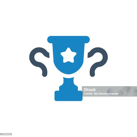 트로피 상 아이콘 벡터 일러스트 레이 션입니다 흰색 배경에 격리된 검은색 선 영화 트로피 아이콘 아카데미 상 아이콘입니다 영화와 영화 상징입니다 벡터 그림 스톡