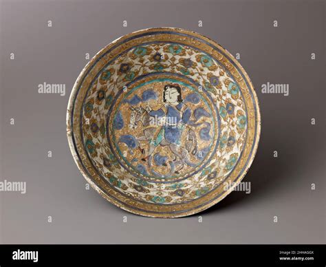 Bowl Minai Enameled Ware Early 13th Century Iranian Bowl Minai