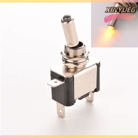 Xinyueg Led Lighted Toggle Switch Rocker 12v 20a On Off Car Truck Atv Airplane 3c Lazada Ph