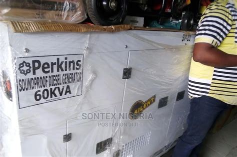 Perkins 60kva Soundproof Diesel Generator 100 Copper In Ojo