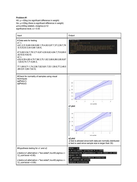 Problem 1 Download Free Pdf Scientific Method Statistical Inference