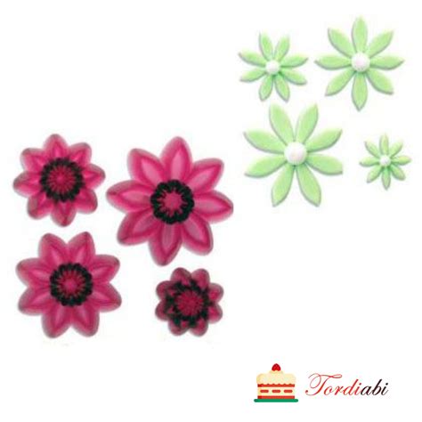 Jem Karikakra õie Vormid Roosad 4 Tk Tordiabi