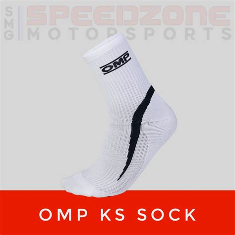 Omp Ks Socks Designed For Karting Speedzone Shopee Malaysia