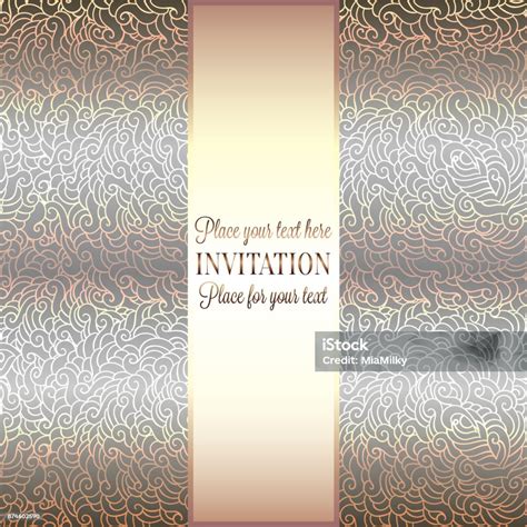 럭셔리 홀로그램 골드 빈티지 프레임 빅토리아 배너 낭만적인 배경 만든 깃털 벽지 장식 초대 카드 바로크 스타일 홀로 그래피 효과