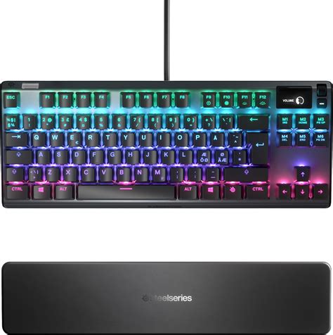 Steelseries Apex 7 Red Tkl Gamingtastatur Elkjøp Elkjøp