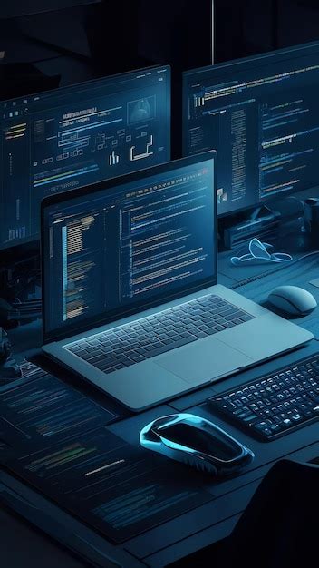 3d Illustration Web Development Concept Programming And Coding