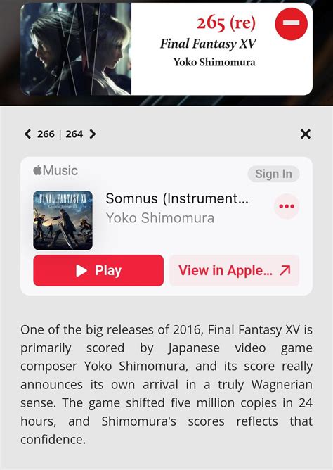 Somnus Made It Into The Classic Fm Hall Of Fame Top 300 This Weekend