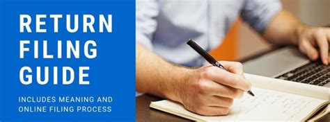 GST Returns Filing Guide Types Meaning And Online Process
