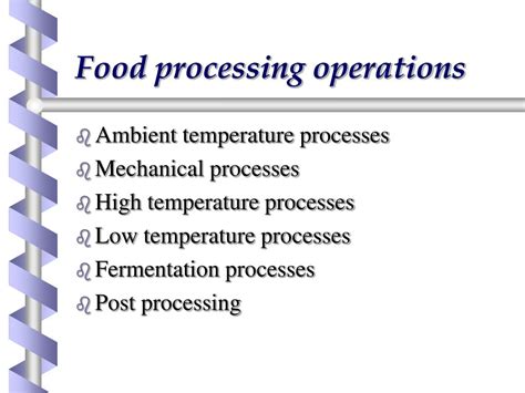 Ppt Food Processing Powerpoint Presentation Free Download Id1782153