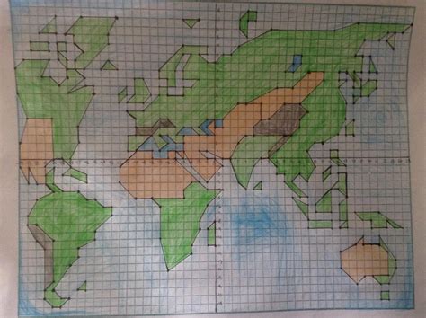 World Map Attempt In A Cartesian Plane Scrolller