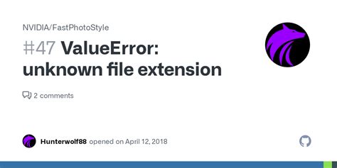 valueerror unknown file extension · issue 47 · nvidia fastphotostyle
