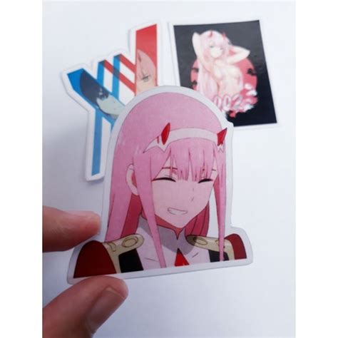 Jual Sticker Zero Two Karakter Anime Darling In The Franxx Waifu Sejuta