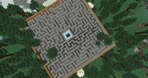 Medium Difficulty Maze Minecraft Map