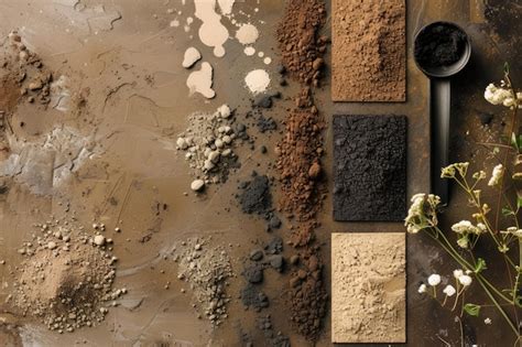 Premium Photo Earthtone Color Palette Inspired By Different Types Of Soil And Vegetation