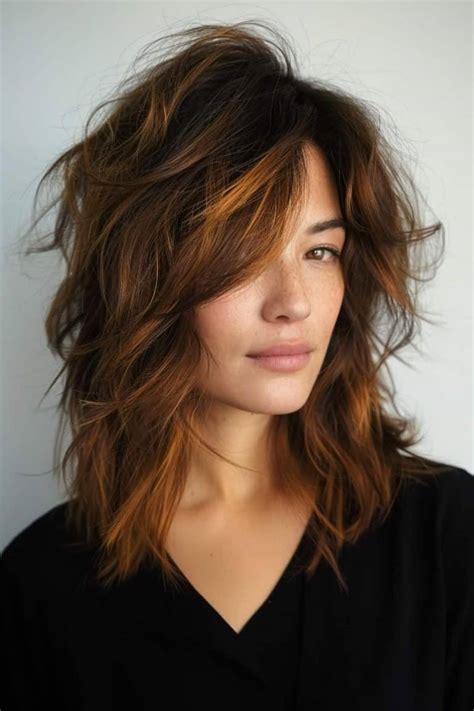 Medium Length Shag Hairstyles For A Chic Modern Look