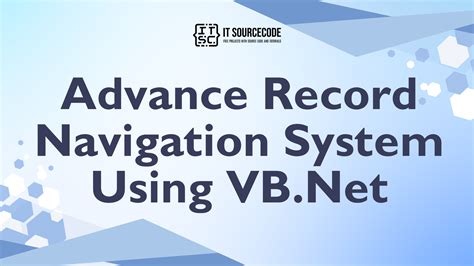 Advance Record Navigation System Using Vbnet