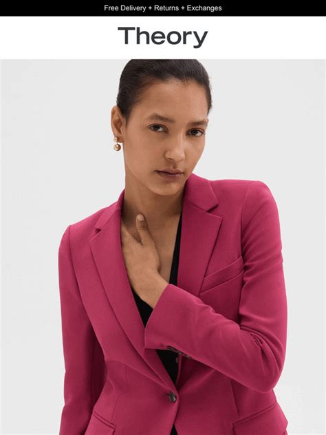 Theory Just In Deep Rose Milled