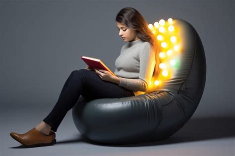 Premium Photo The Enlightened Model Embracing Knowledge In A