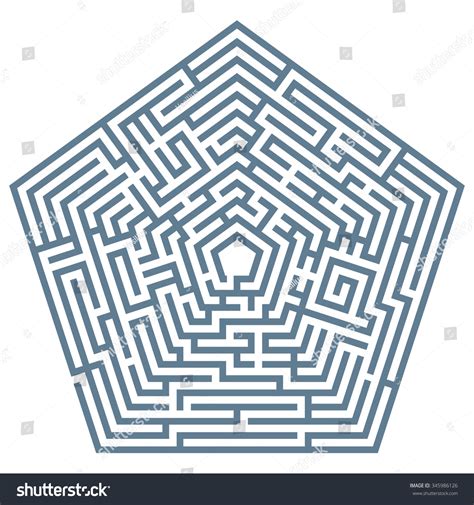 Pentagon Maze Photos Images And Pictures Shutterstock