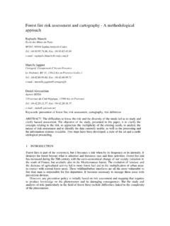 Forest Fire Risk Assessment And Cartography A Forest Fire Risk Assessment And