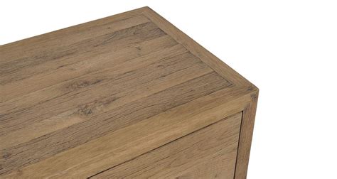 Commode En Chêne Recyclé Clair Marcelle Blanc Divoire