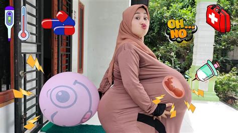 Drama Parodi 💓🥰🦆 Ibu Hamil Tiup Balon Dari Pantat Sampai Melahirkan 🤱🚑🤩