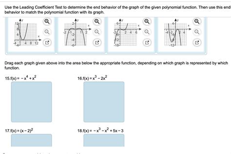Solved Use The Leading Coefficient Test To Determine The End