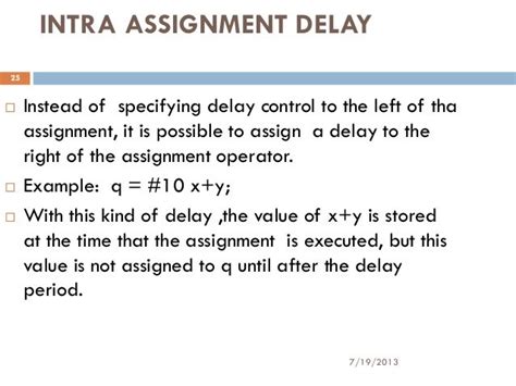 Delays In Verilog